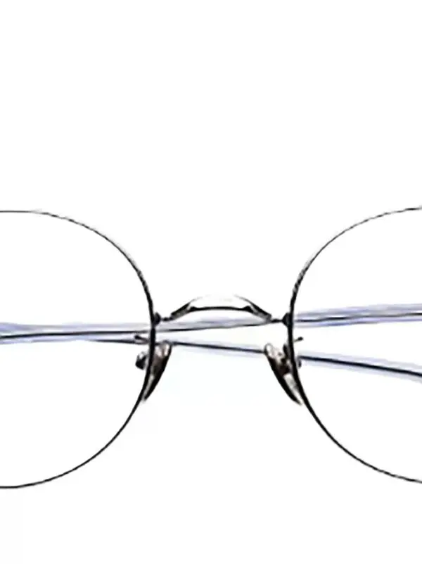 MASUNAGA Gms/202t Round-frame Glasses