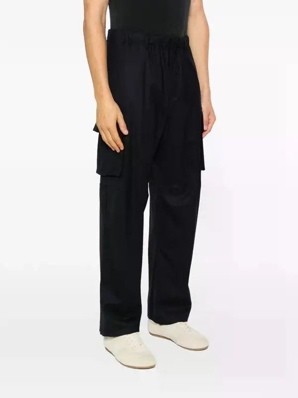 LARDINI Internal-drawstring Cargo Pants