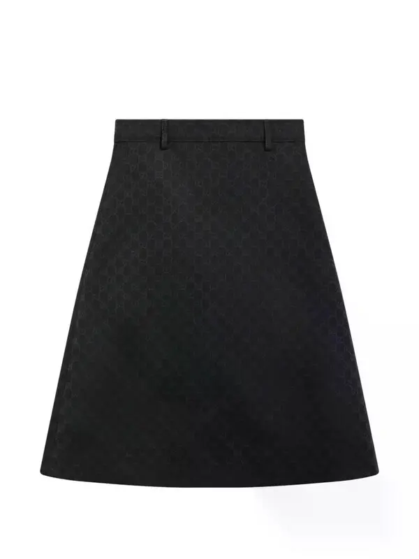 Gucci Gg Supreme A-line Midi Skirt