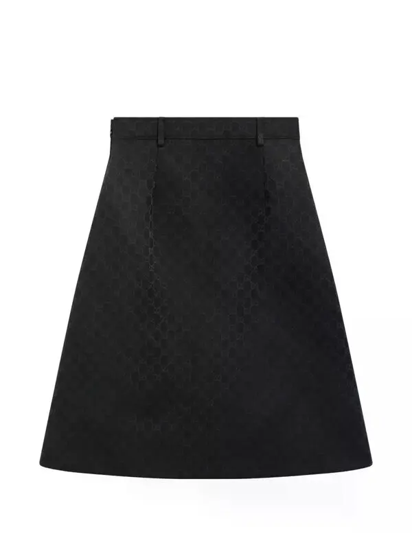 Gucci Gg Supreme A-line Midi Skirt