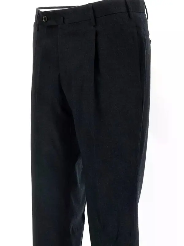 PT TORINO Pleated Slim-fit Trousers