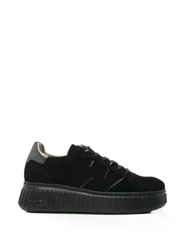 WONDERS Platform Suede Sneakers