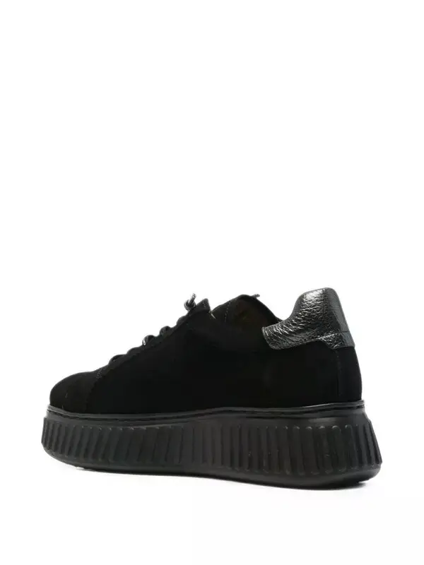 WONDERS Platform Suede Sneakers