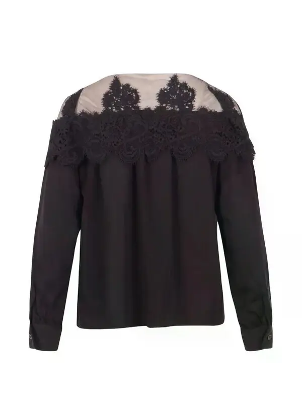 JOVONNA Briona Lace-trim Blouse