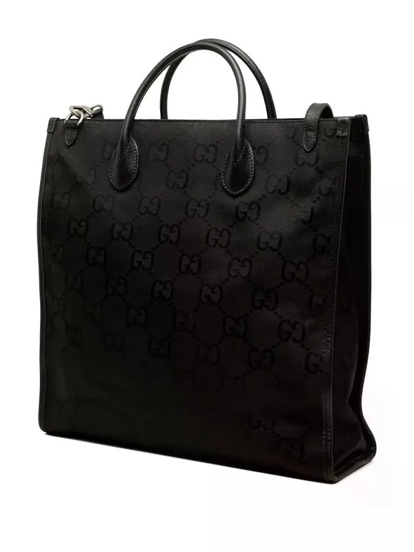 Gucci 2000-2015 Medium Gg Nylon Off The Grid Convertible Tote Satchel