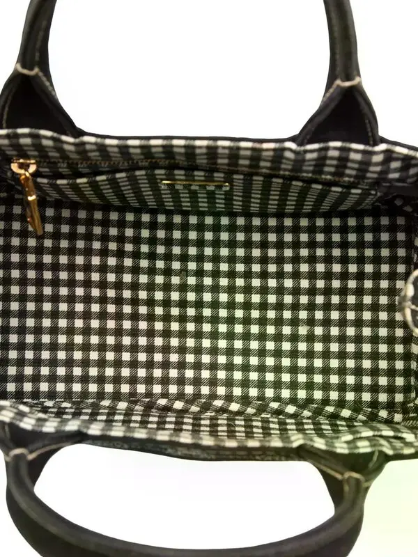 Prada 2013-2026 Small Canvas Canapa Logo Tote Satchel