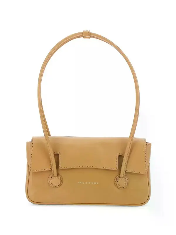 MARGESHERWOOD Logo-print Leather Shoulder Bag