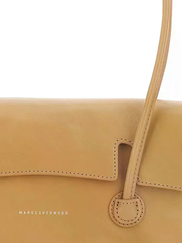 MARGESHERWOOD Logo-print Leather Shoulder Bag