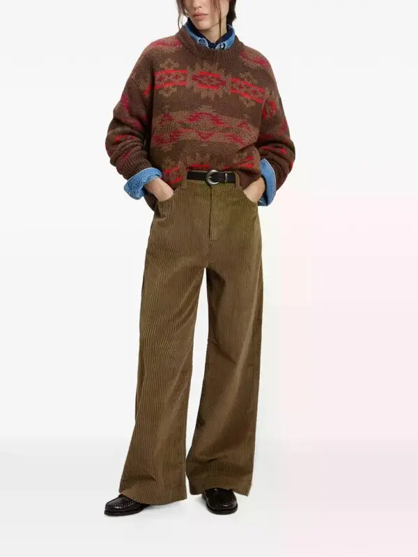Woolrich Fair Isle Crew-neck Sweater