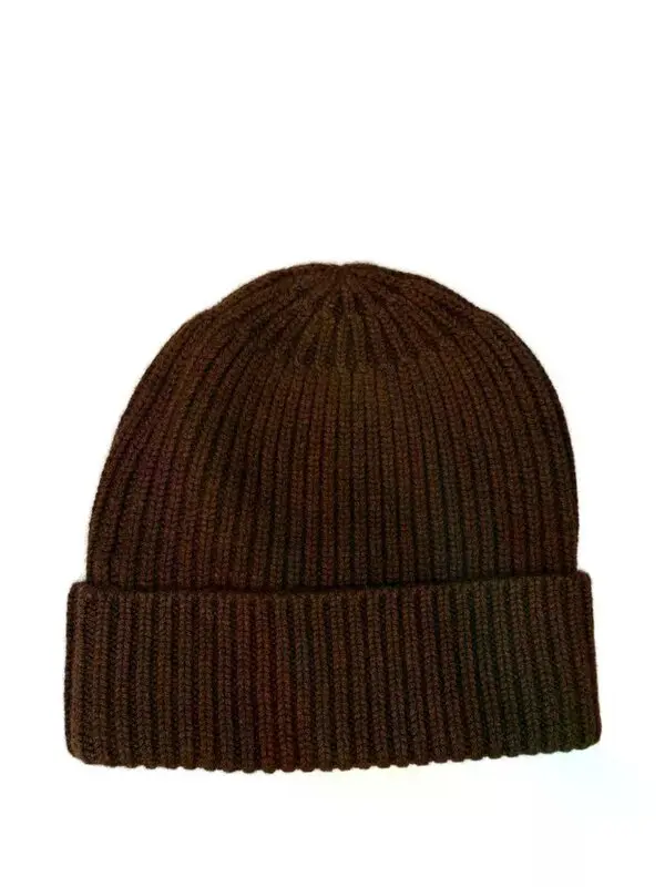 EMERSON RENALDI Ribbed-knit Cashmere Beanie Hat