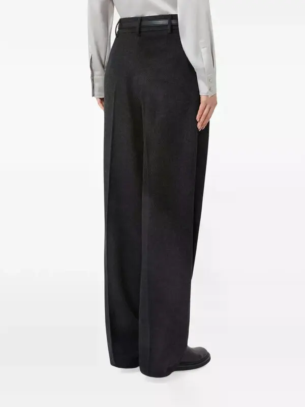 Max Mara Belted Pleated Tailored Trousers