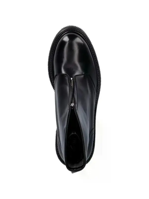 ADIEU PARIS Front-zip Ankle Boots