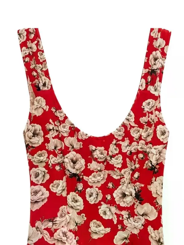 Alice + Olivia Oriana Drop-waist Maxi Dress - Red