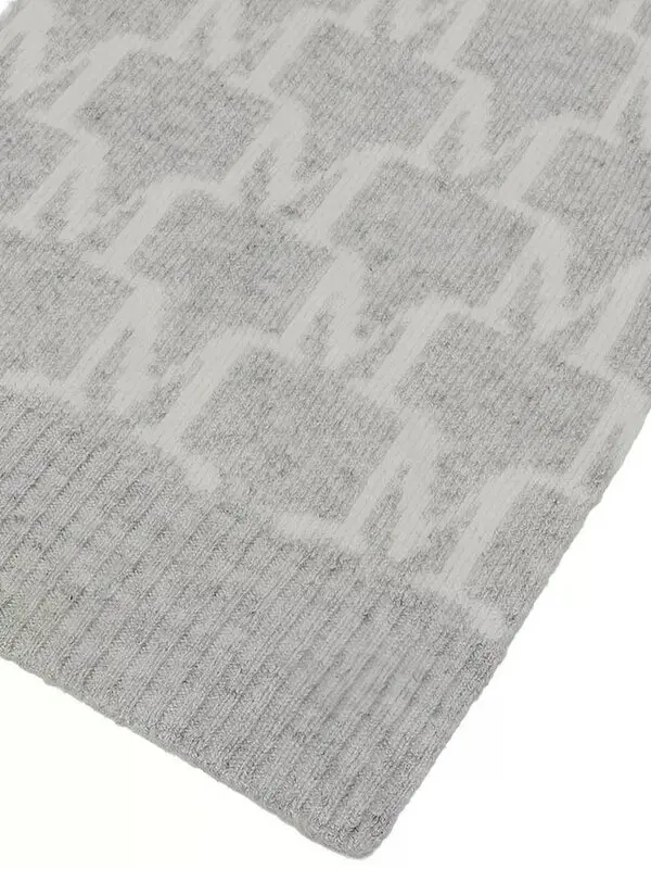 Max Mara Monogram-pattern Cashmere Scarf