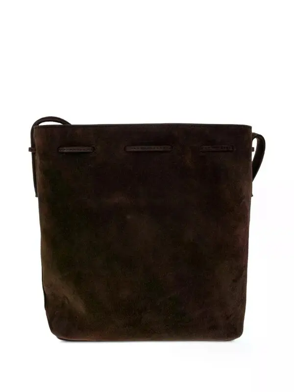 LIFFNER Charm Bucket Suede Bucket Bag - Brown