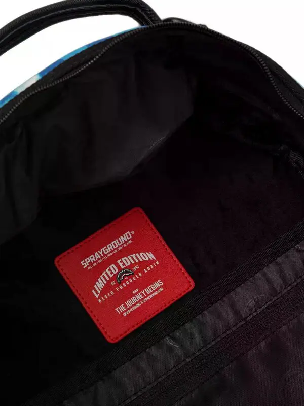 SPRAYGROUND Shark Island Checkered-print Backpack