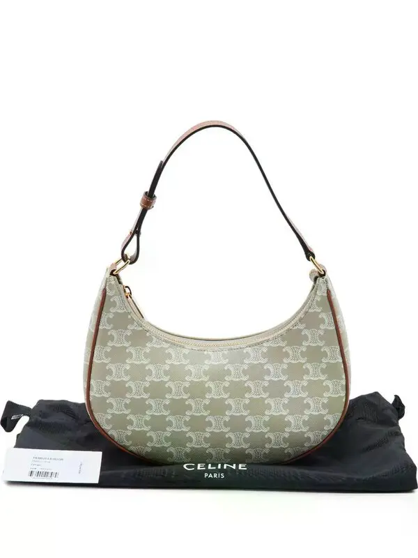 Celine Medium Ava Triomphe Shoulder Bag - Grey