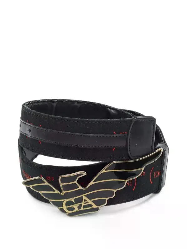 Emporio Armani Eagle Buckle Belt