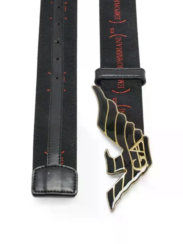 Emporio Armani Eagle Buckle Belt