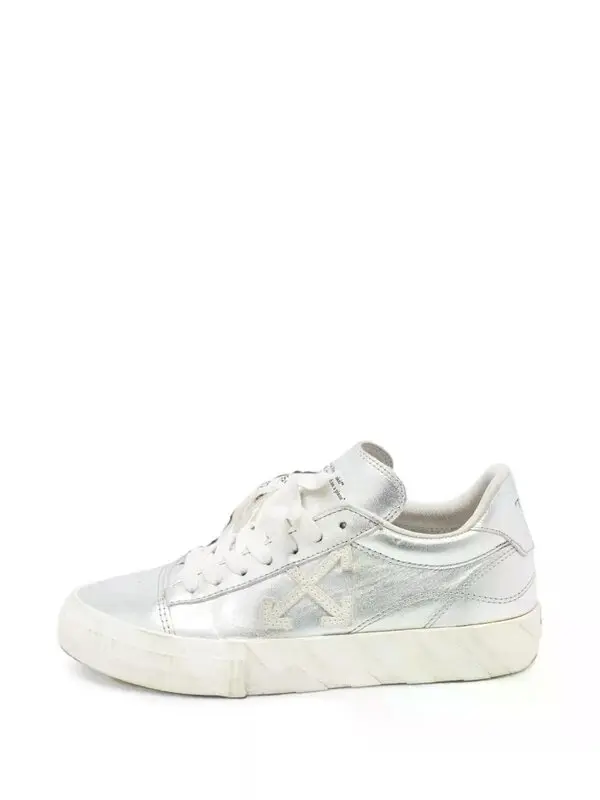 Off-White Vulcanized Lace-up Sneakers