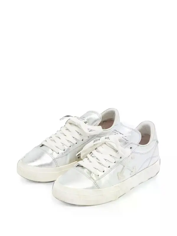Off-White Vulcanized Lace-up Sneakers
