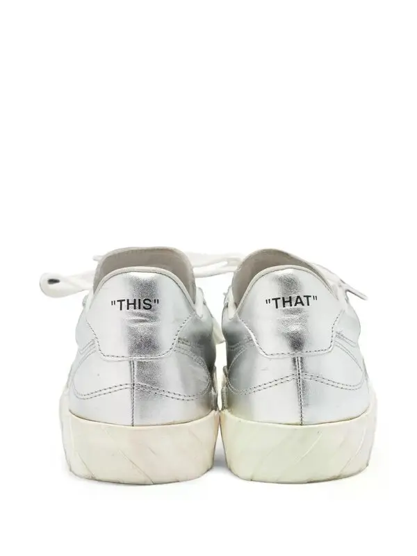 Off-White Vulcanized Lace-up Sneakers