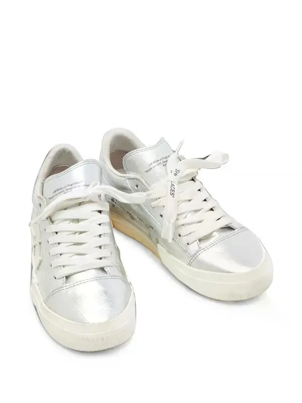 Off-White Vulcanized Lace-up Sneakers