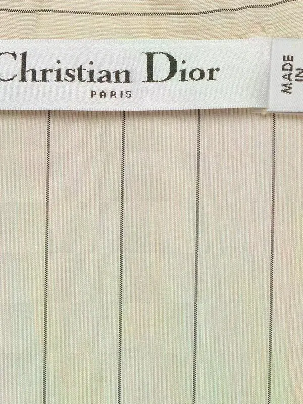Dior Stripe-print Bee-embroidered Shirt