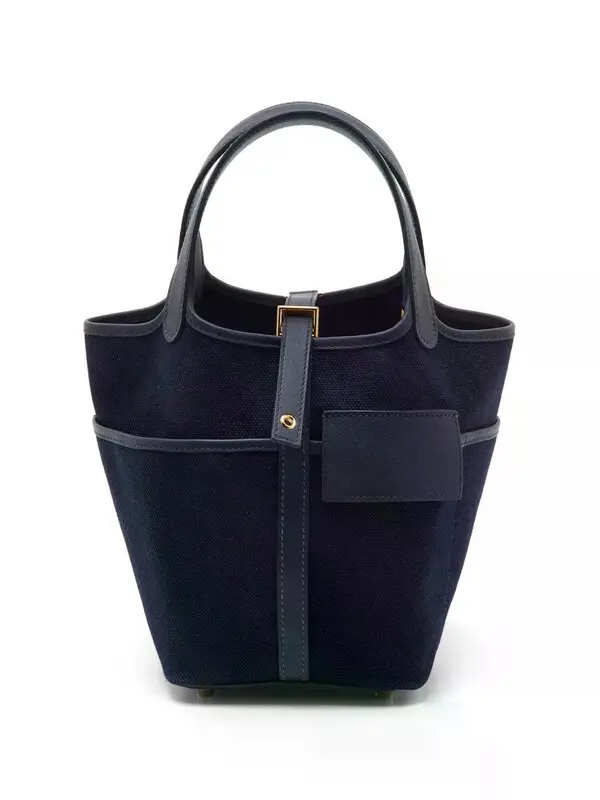 Hermès Pm Picotin Cargo Toile Goeland Tote Bag