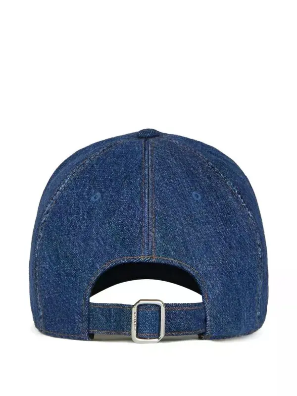 Givenchy Embroidered Cap In Denim