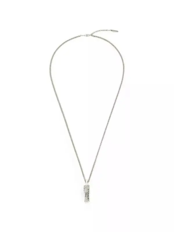 Givenchy Tape Necklace In Metal And Enamel