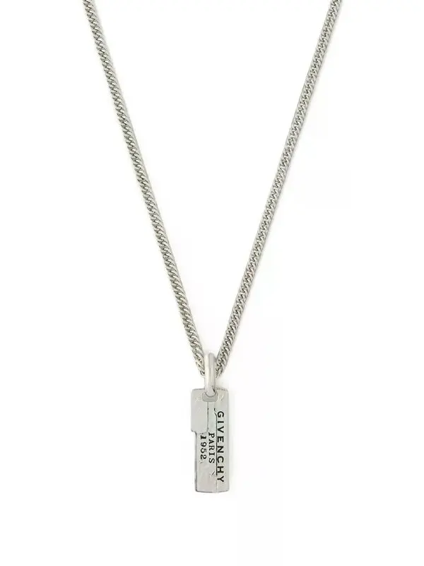 Givenchy Tape Necklace In Metal And Enamel