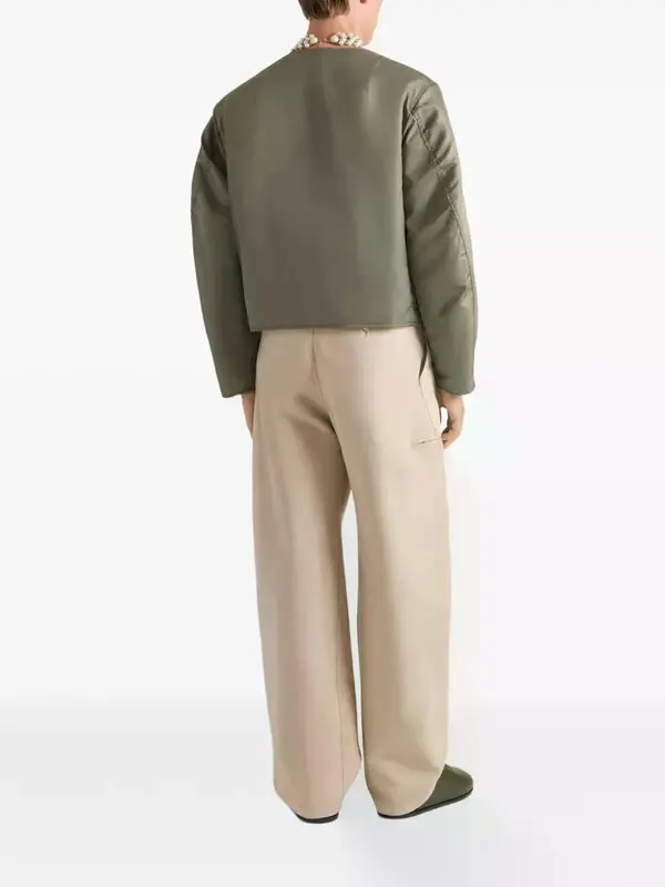 Givenchy Couture Seam Bomber In Nylon With Paris Patch