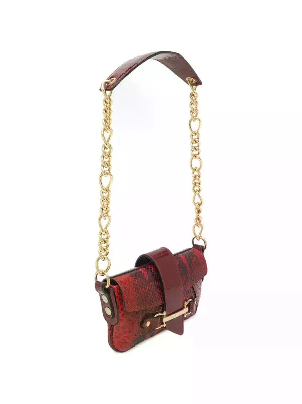 Dolce & Gabbana Snakeskin-embossed Shoulder Bag