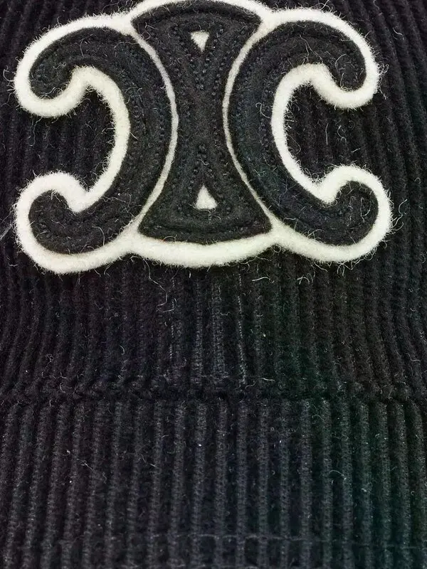 Celine Triomphe Corduroy Baseball Cap