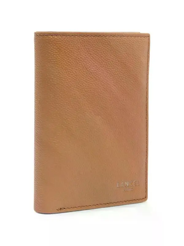 LANCEL Leon Logo-print Wallet - Neutrals