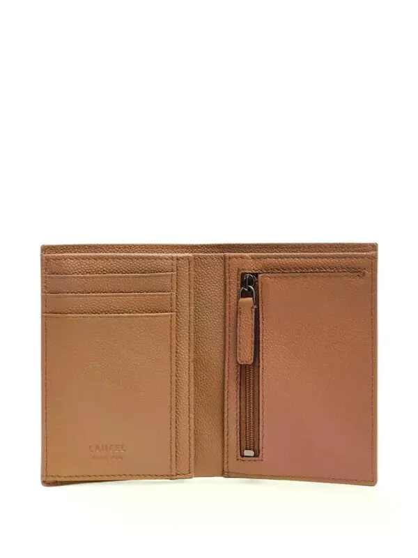 LANCEL Leon Logo-print Wallet - Neutrals