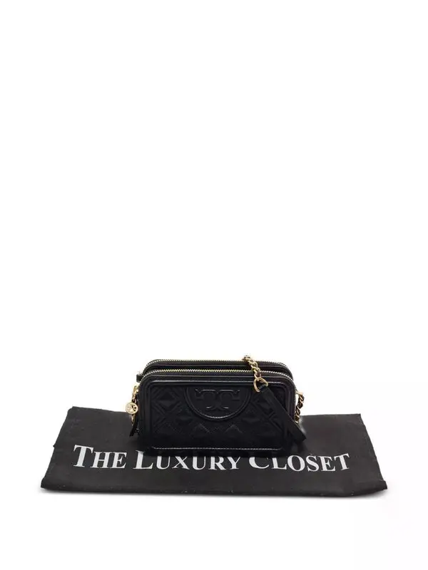 Tory Burch Minin Fleming Double-zip Shoulder Bag
