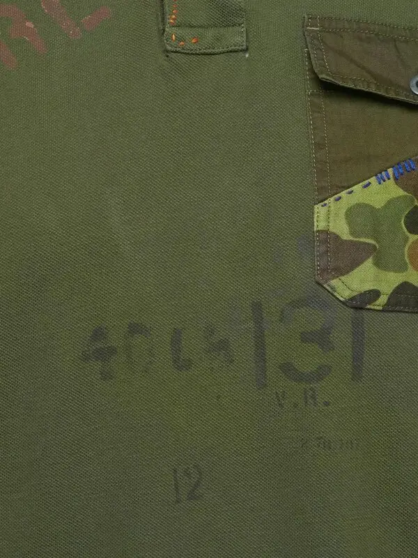Polo Ralph Lauren Camo-print Patch Polo Shirt