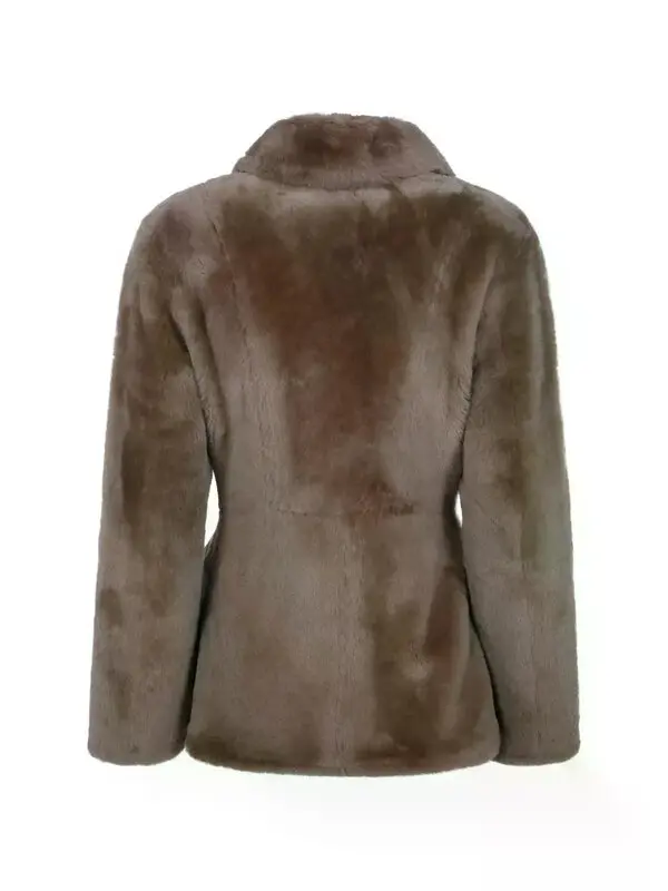 BY MALENE BIRGER Shearling Button-front Jacket
