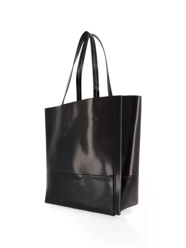 Marni Large Museo Contrast-stitch Tote Bag