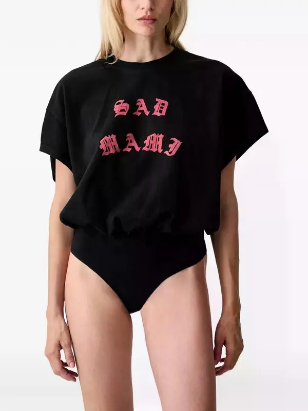 WILLY CHAVARRIA Slogan-print Bodysuit