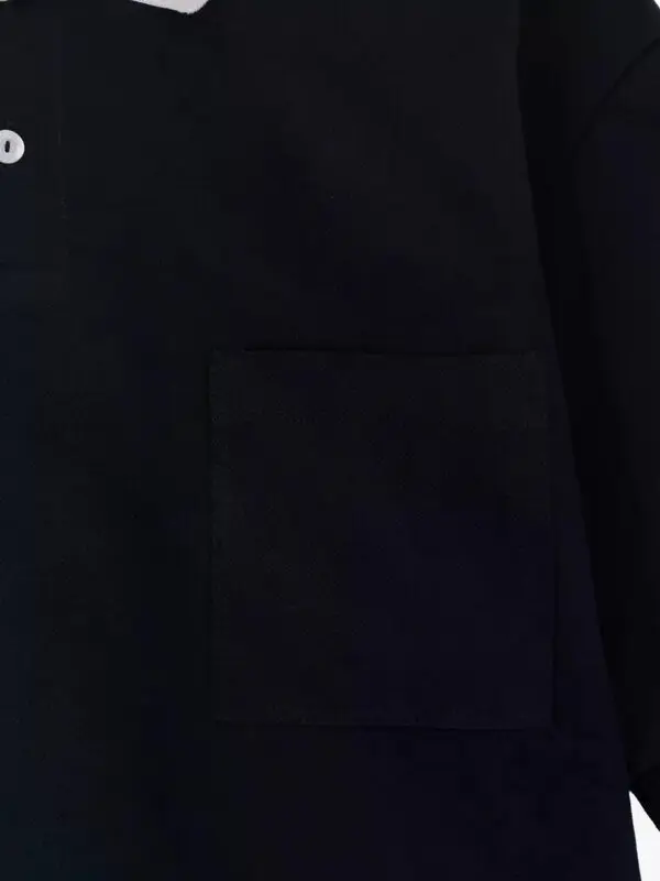 Gucci Contrast Collar Pocket Polo Shirt