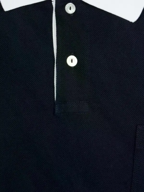 Gucci Contrast Collar Pocket Polo Shirt