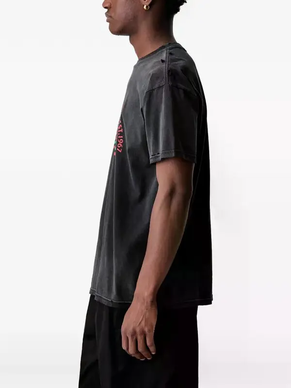WILLY CHAVARRIA Graphic-print Distressed T-shirt