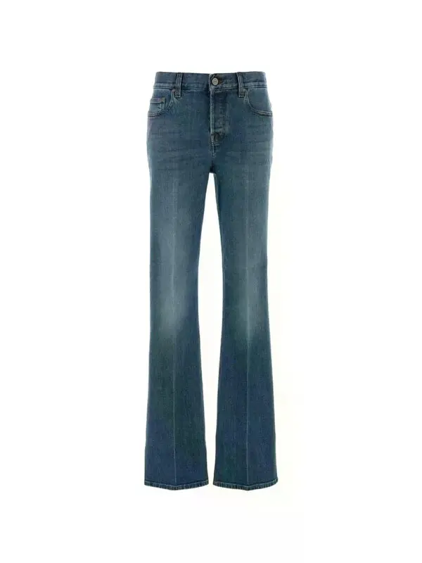 Gucci Faded Flared Jeans