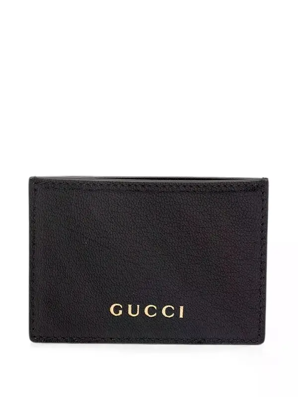 Gucci Card Case With Logo Lettering