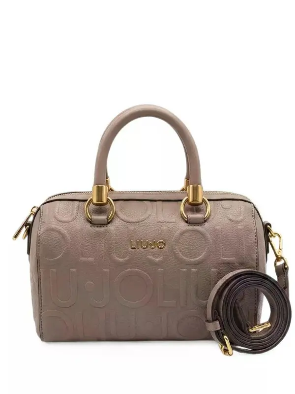 Liu Jo Small Handbag With Logo - Neutrals