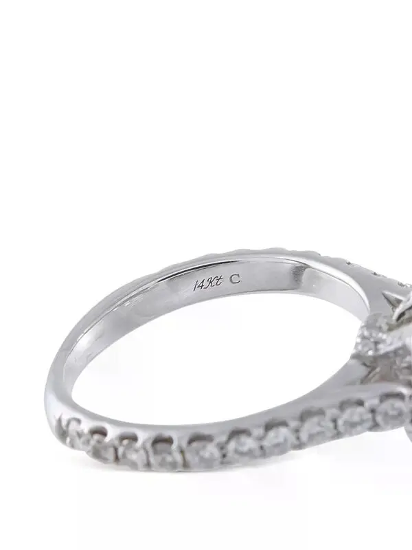 NEIL LANE Cushion-halo Diamond Rings