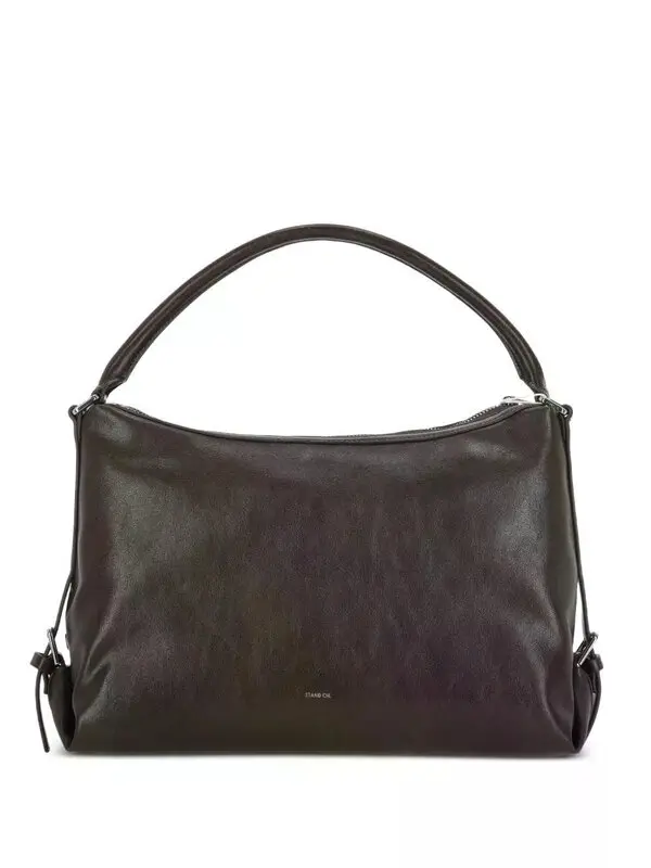 STAND OIL Mini Mushy Logo-print Tote Bag - Brown